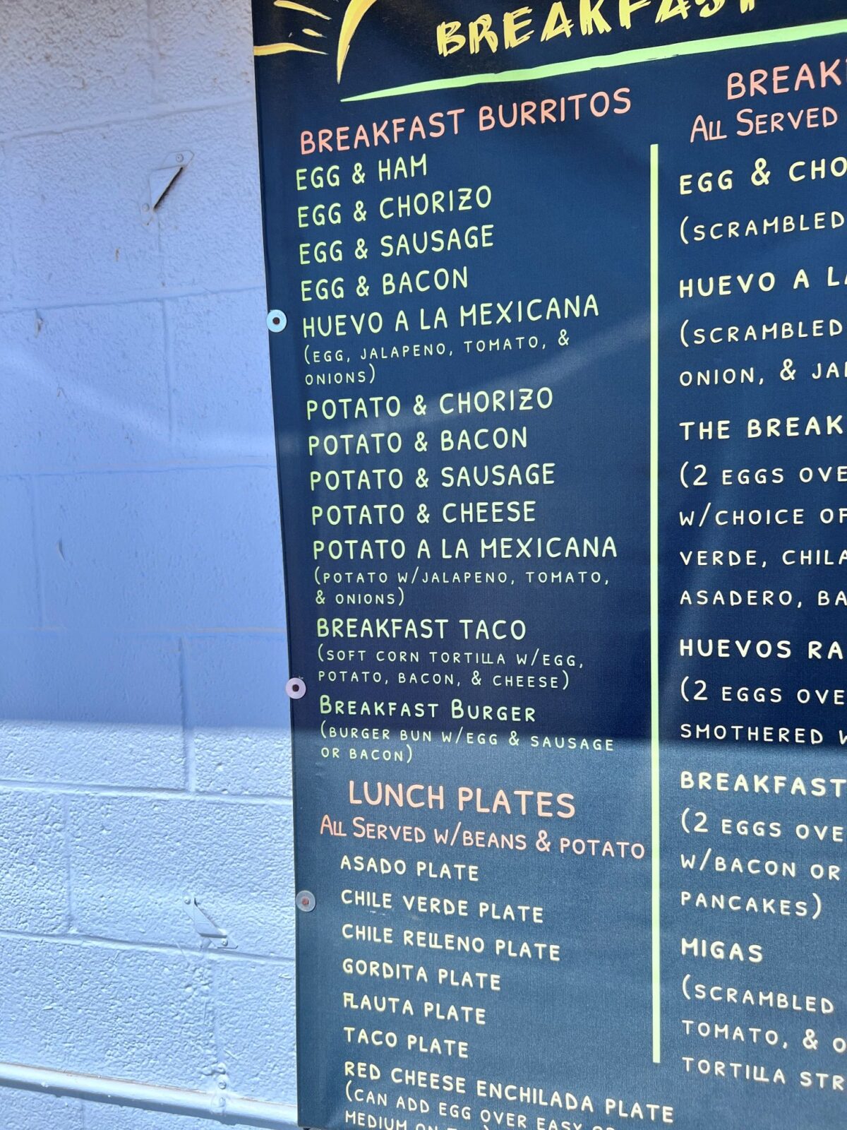 Mid-Rock Cafe – Midland – Menu – Midland Menus
