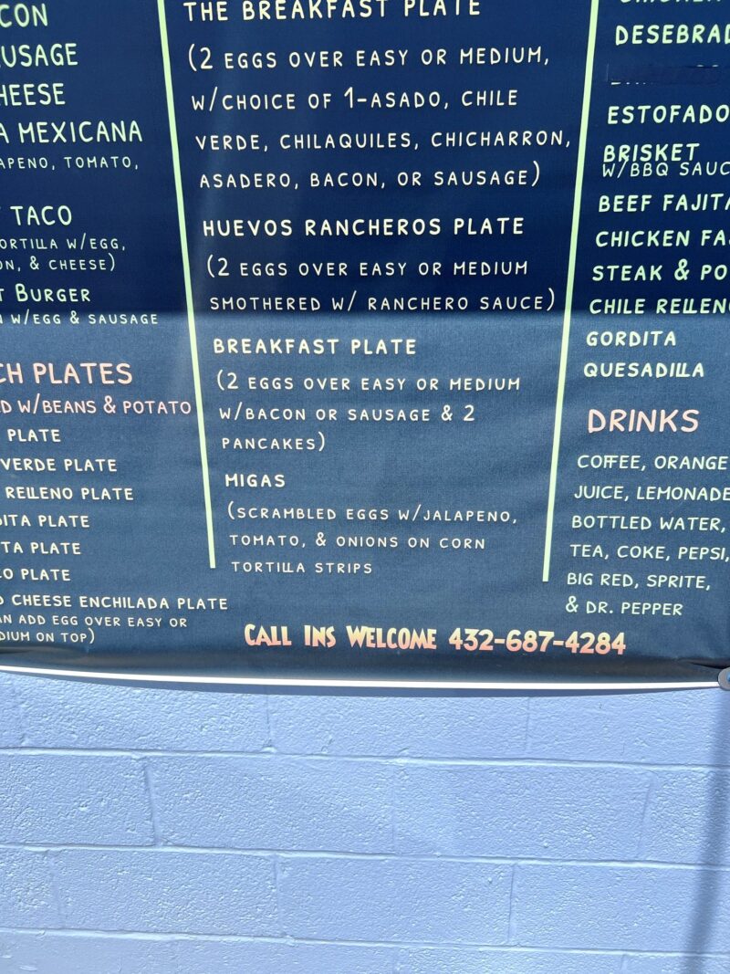 Mid-Rock Cafe – Midland – Menu – Midland Menus