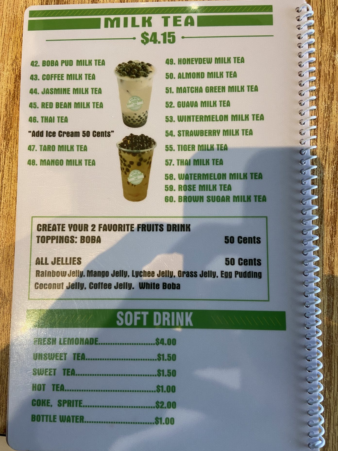 Boba Tea – Midland Menus