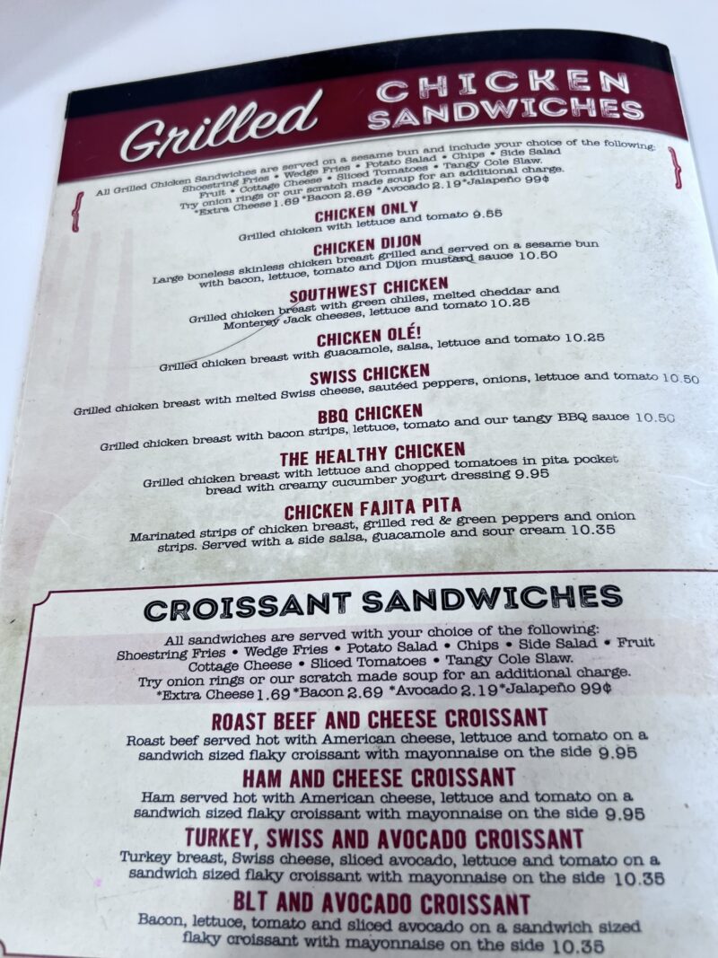 The Red Plate Diner – Menu – Midland – Midland Menus