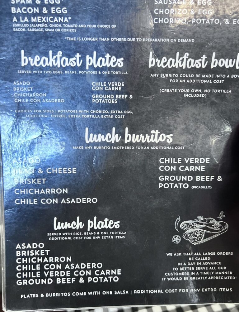 Don Tomás Café – Menu – Midland – Midland Menus
