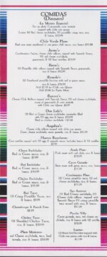 La Mision – Menu – Midland – Midland Menus