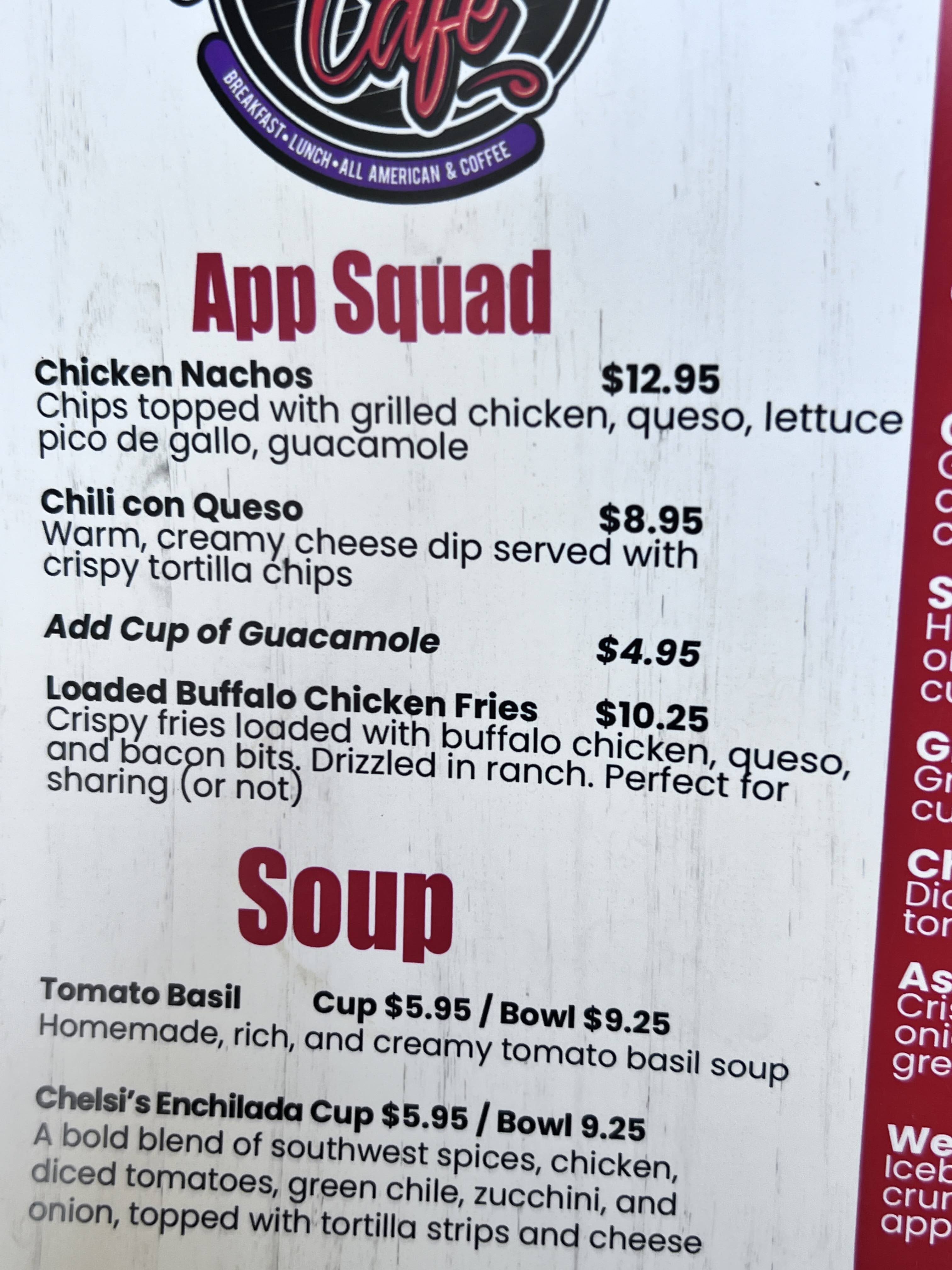 Mulberry Cafe – Menu – Midland – Midland Menus