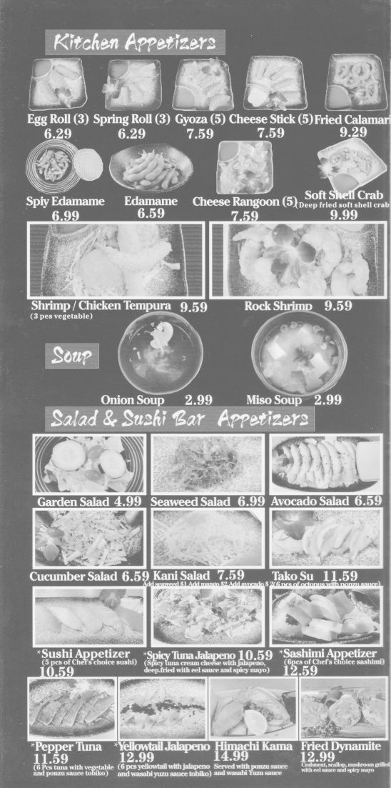 Sumo Sushi & Hibachi – Menu – Midland – Midland Menus