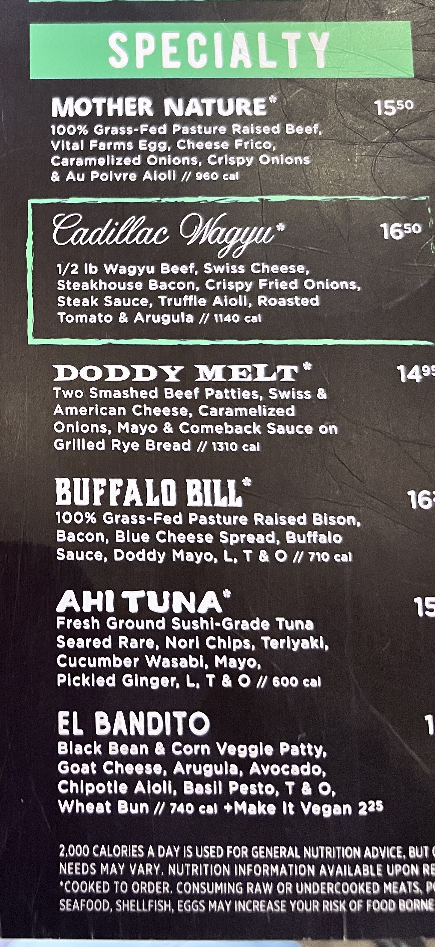 Hopdoddy Burger Bar – Midland – Menu – Midland Menus