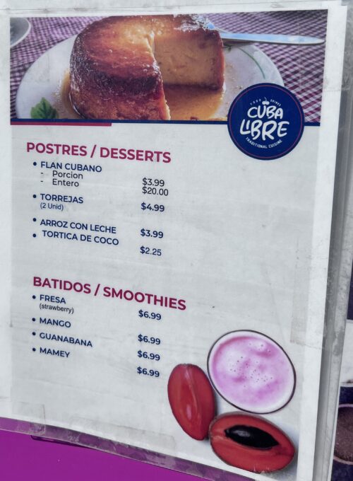 Cuba Libre Food & Drinks – Midland – Menu – Midland Menus