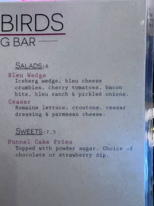 Fat Birds Wing Bar – Midland – Menu – Midland Menus