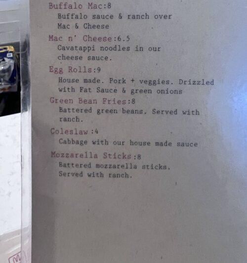 Fat Birds Wing Bar – Midland – Menu – Midland Menus