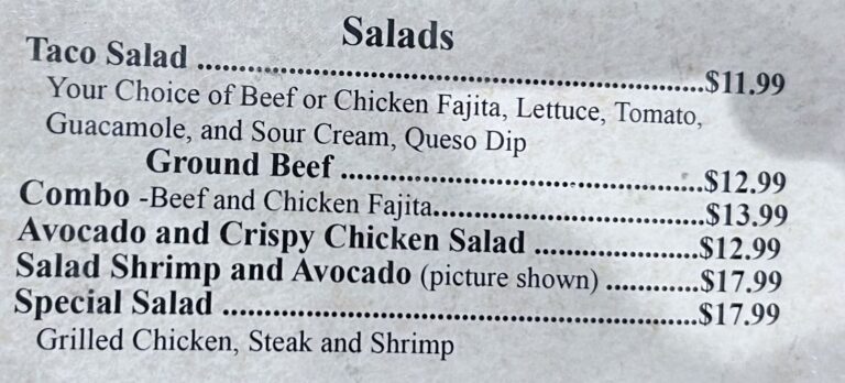 Garely’s Mexican Restaurant – Midland – Menu – Midland Menus