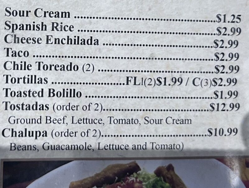 Garely’s Mexican Restaurant – Midland – Menu – Midland Menus