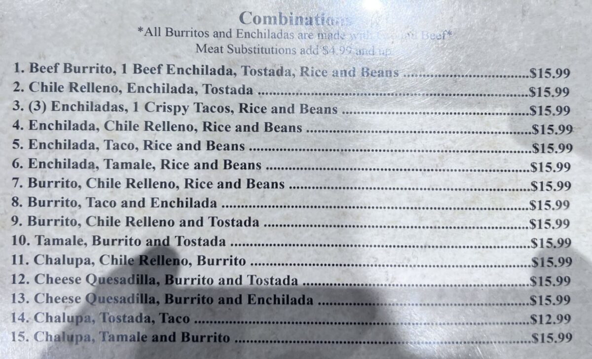 Garely’s Mexican Restaurant – Midland – Menu – Midland Menus
