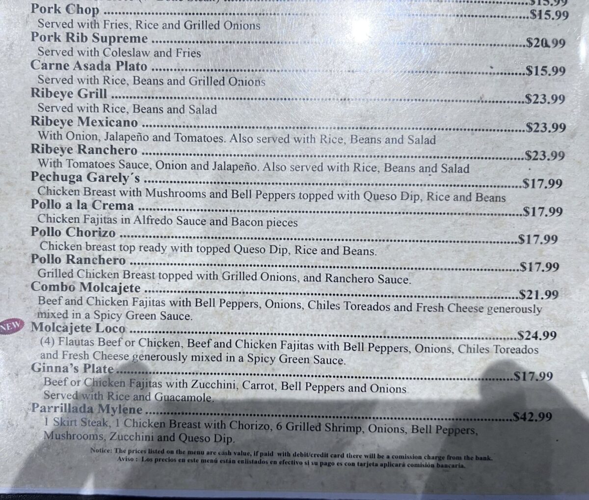Garely’s Mexican Restaurant – Midland – Menu – Midland Menus
