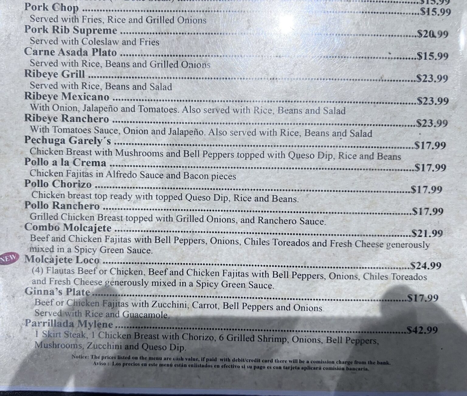 Garely’s Mexican Restaurant – Midland – Menu – Midland Menus
