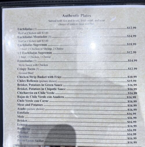 Garely’s Mexican Restaurant – Midland – Menu – Midland Menus