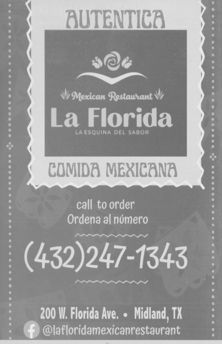 La Florida Mexican Restaurant – Midland – Menu – Midland Menus