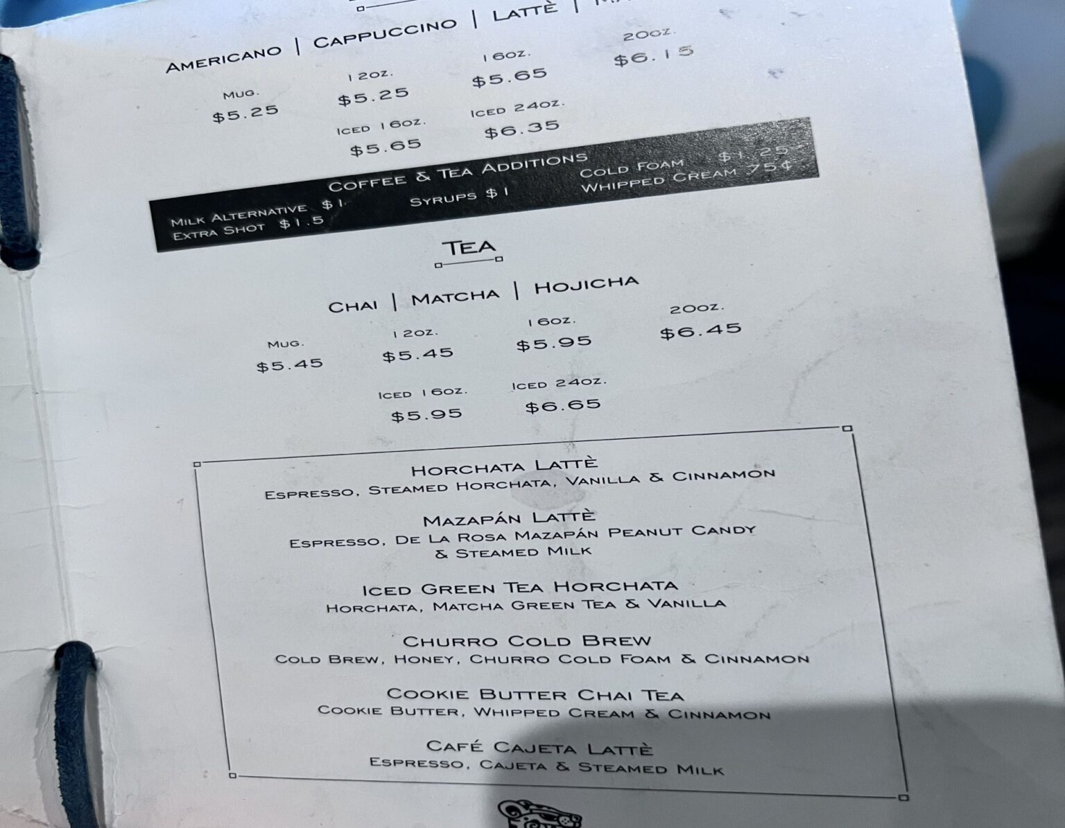 Leyenda Coffee & Tequila – Midland – Menu – Midland Menus