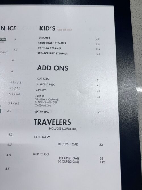 Kafeology – Midland – Menu – Midland Menus
